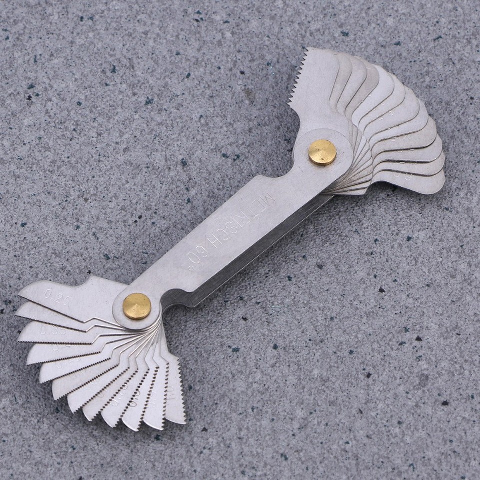 Metric Thread Pitch Measuring Gauge Tool for Accurate Thread Checking ...