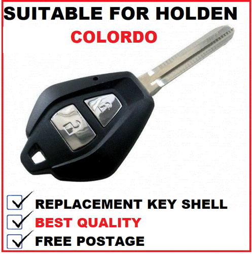 Replacement Remote Car Key shell suitable for Holden Colorado RA RC ...