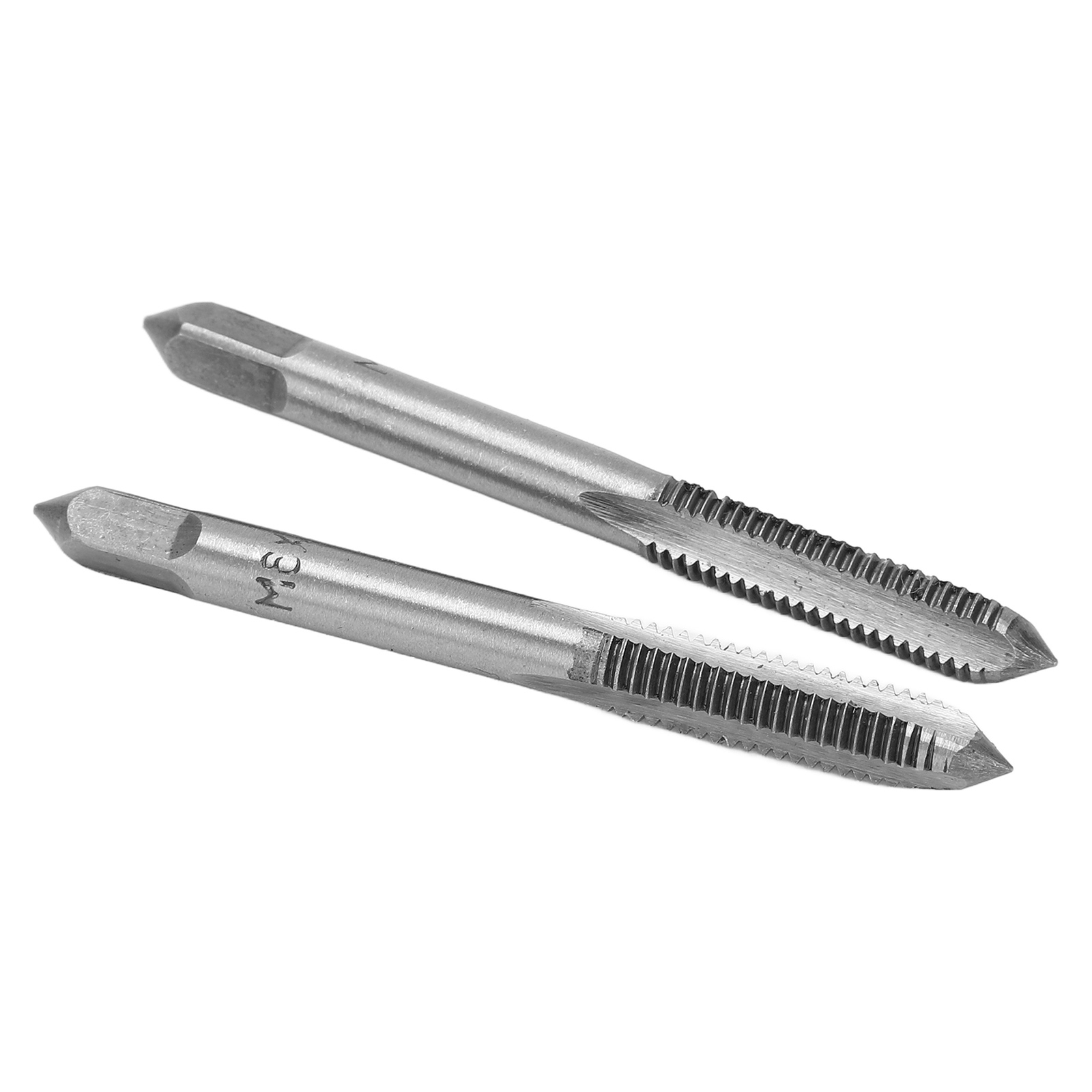 .* M6x1 2Pcs/Set Metric Machine Tap High Speed Steel 3 Straight Flutes ...