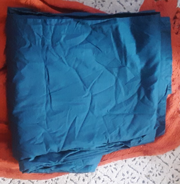 Members’ Mark Teal/Green King Size 100% Cotton Sateen FLAT Sheet Set ...