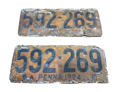 Antique motorcycle plates pa - ulsdselection
