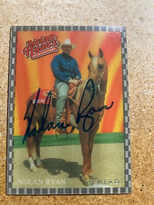 Nolan Ryan Autographed Triad Hologram Card | eBay