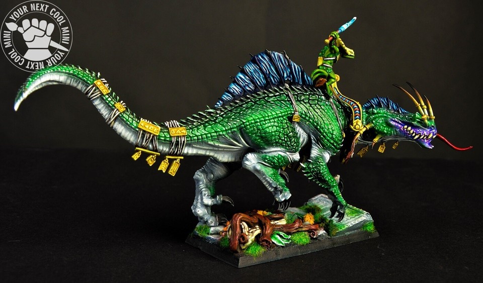 CUSTOM ORDER Warhammer FB/ T9A/ AoS Troglodon pro painted | eBay