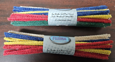 6"-2x44 ct. Fujima Top Quality Soft Pipe Cleaner Extra Absorbent Cotton ...