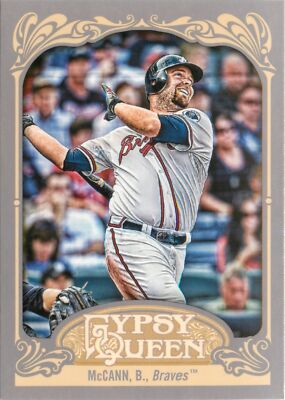 Brian McCann 2012 Topps Gypsy Queen MLB Baseball Card #164 Atlanta ...