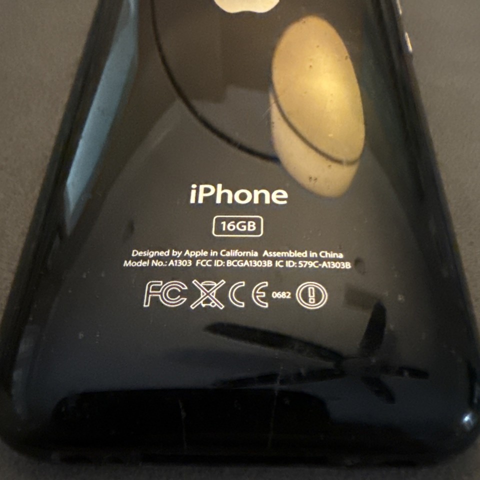 Apple iPhone 3GS 16GB A1303 Black 2009 Original iPhone RESTORED FACTORY ...