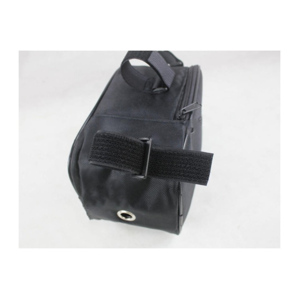 Black Oxford Cloth Triangular Bike Frame Bag with Tube Bracket for ...