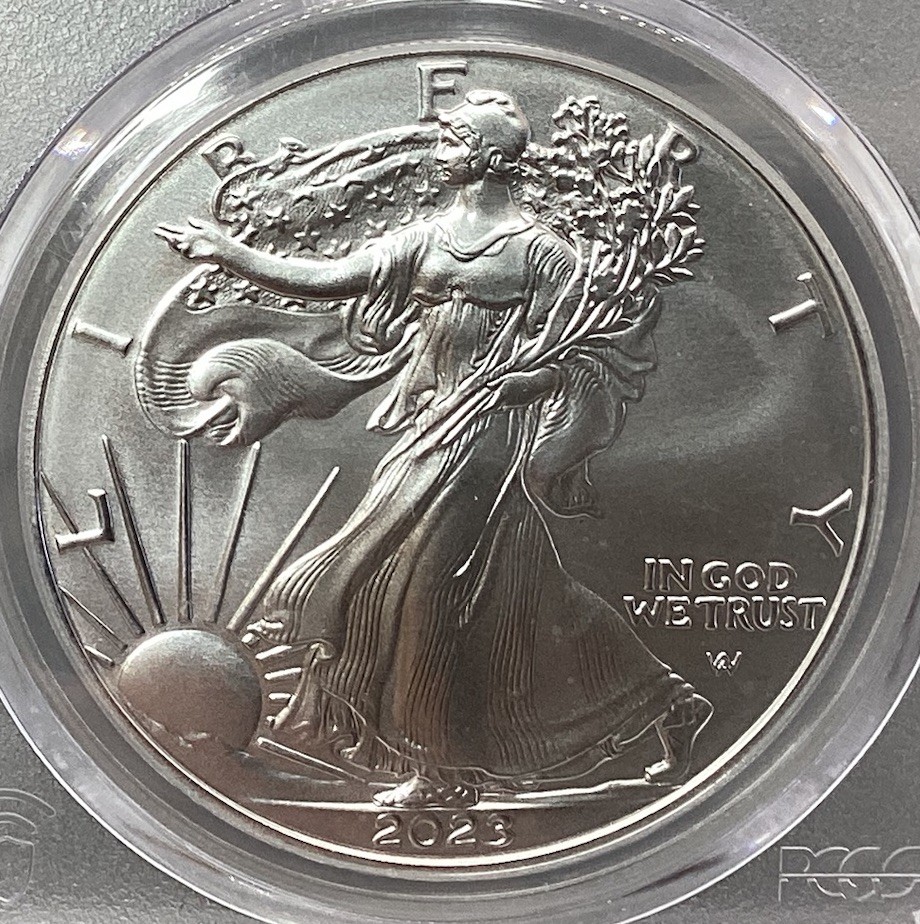 2023 American Silver Eagle - PCGS - MS 70 - 1st Strike - Leroy Kelly | eBay
