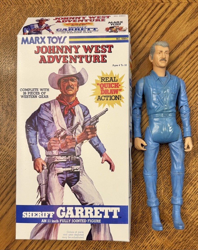 Marx Johnny West Adventure Vintage JWA Quick-Draw Sheriff Garrett w ...