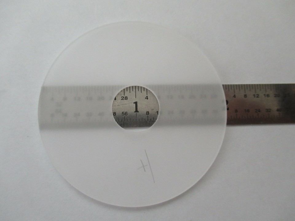 BLANK PIEZOELECTRIC QUARTZ CRYSTAL X-CUT UNPLATED PIEZO SENSOR AS PIC # ...