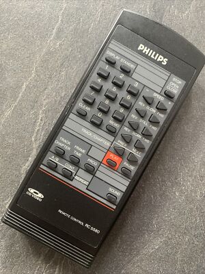 PHILIPS RC 5580 CD VIDEO GENUINE REMOTE FULLY STRIPPED CLEANED TESTED ...