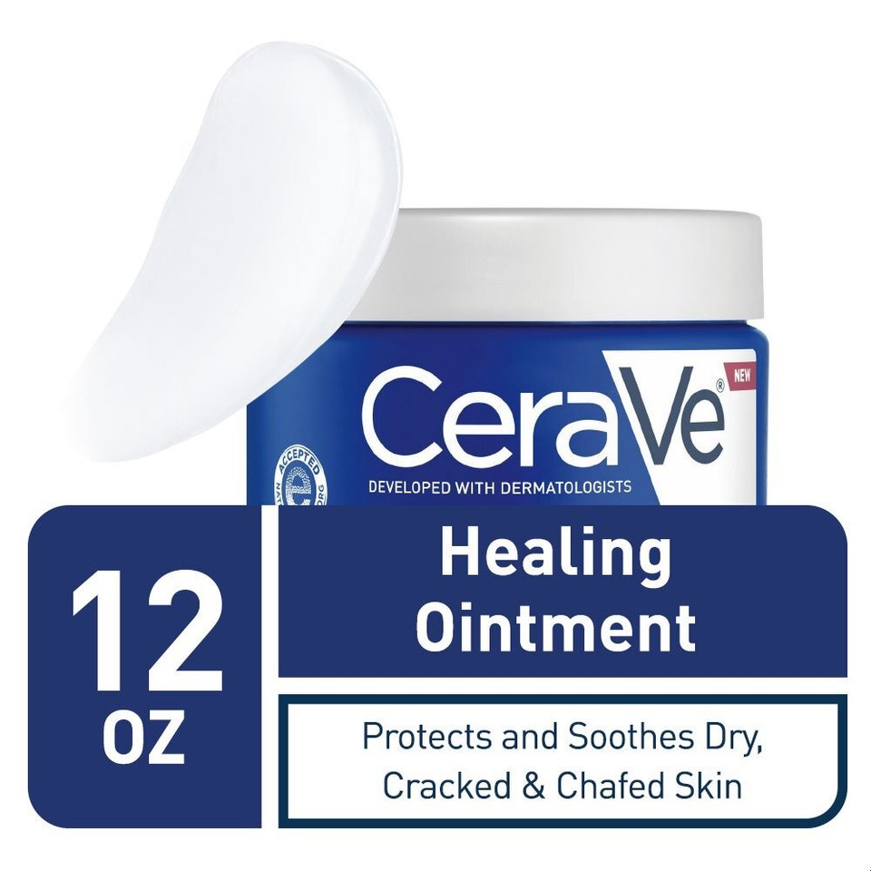 CeraVe Healing Ointment | Moisturizing Petrolatum Skin Protectant for ...