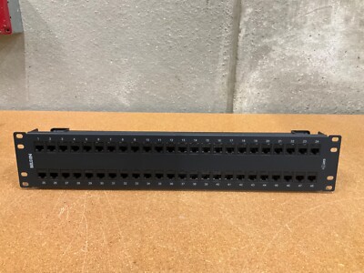 Lot of 3 BELDEN: Two AX103255 48-PORT + 1 AX103253 24-Port Patch Panel ...