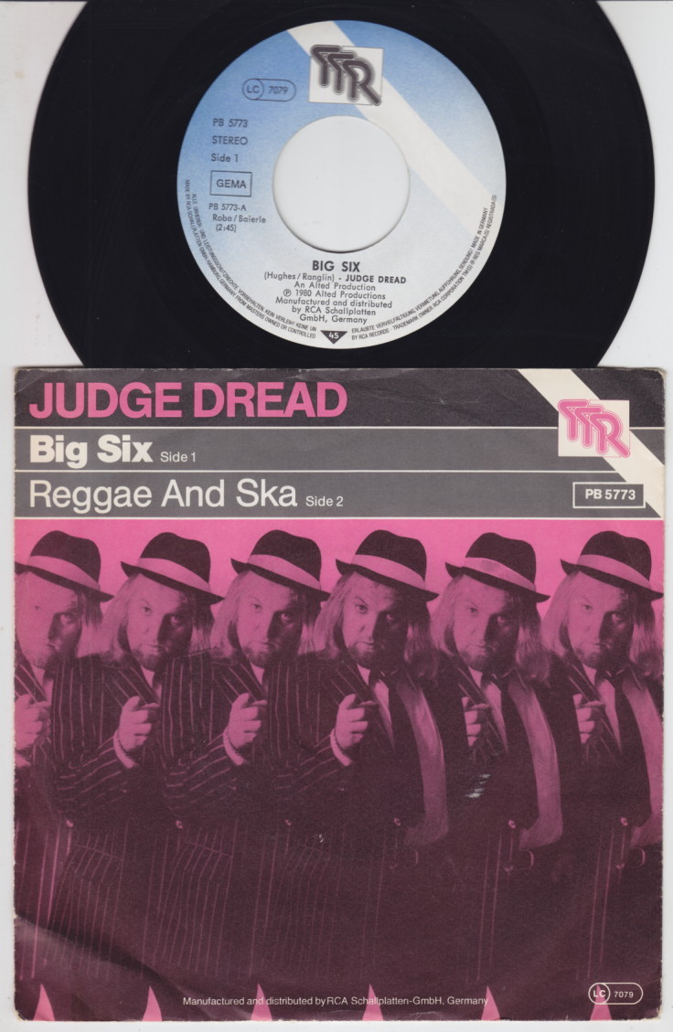 JUDGE DREAD * 1972 SKA SKINHEAD REGGAE BLUEBEAT * German 45 * Listen To ...