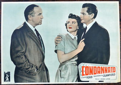 Fotobusta Original Convict 50 Convicted Glenn Ford Dorothy Malone | eBay