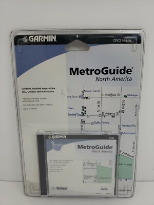 Garmin MapSource MetroGuide North America DVD Maps P/N 010-10468-00 ...