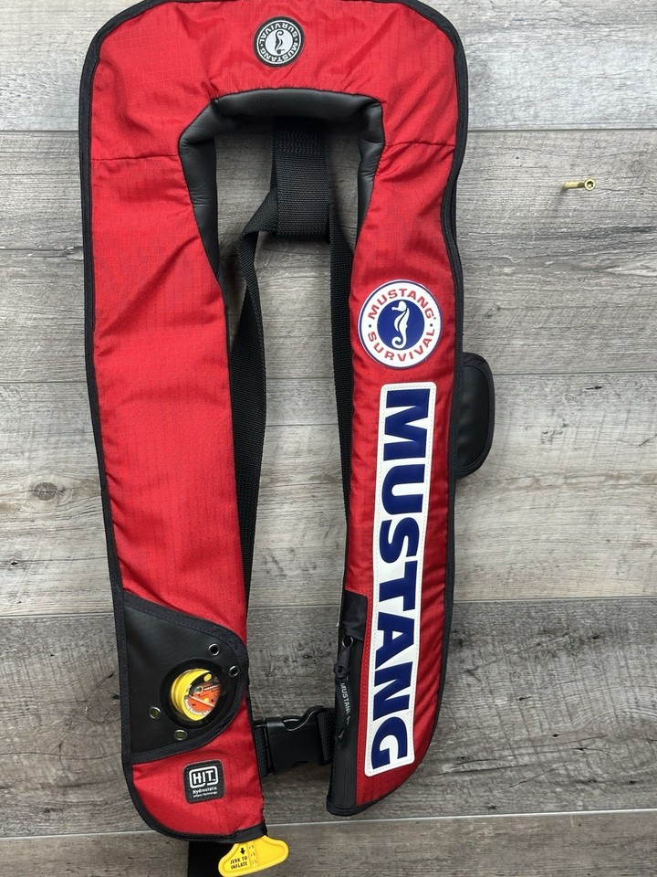 Mustang Survival Inflatable Life Vest with HIT Model MD3183 | eBay