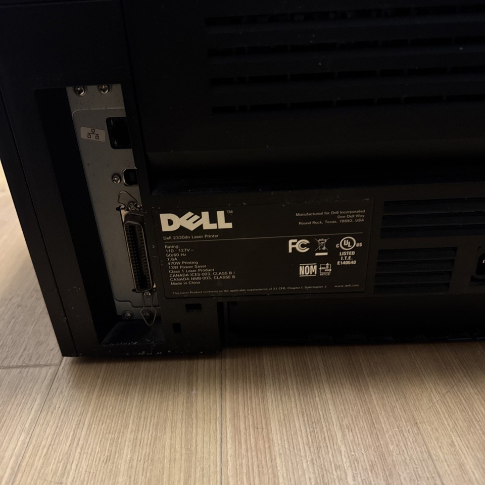Dell 2330DN Workgroup Monochrome Laser Network Printer Untested ...