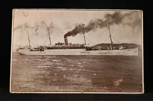 Hawaii: Honolulu 1907 #300b Booklet Pane Pair USAT Thomas Ship Postcard ...