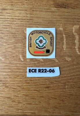 New Genuine ACU- Gold Sticker 2025 - BMS Helmet Replacement Sticker ECE ...