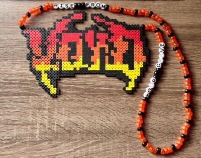 NEW Svdden Death Voyd 2 Kandi Perler Necklace EDM EDC Fest Rave Dance ...