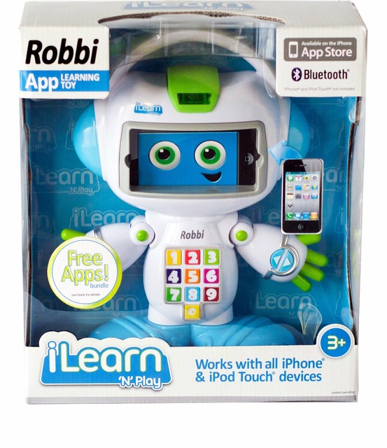 iLearn N Play Robbi Robot iPhone iPod Touch Interactive Bluetooth ...