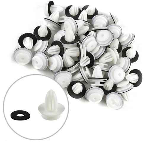 50x Car Trim Body Plastic Clips Kit Fastener Rivet Retainer Door Panel ...