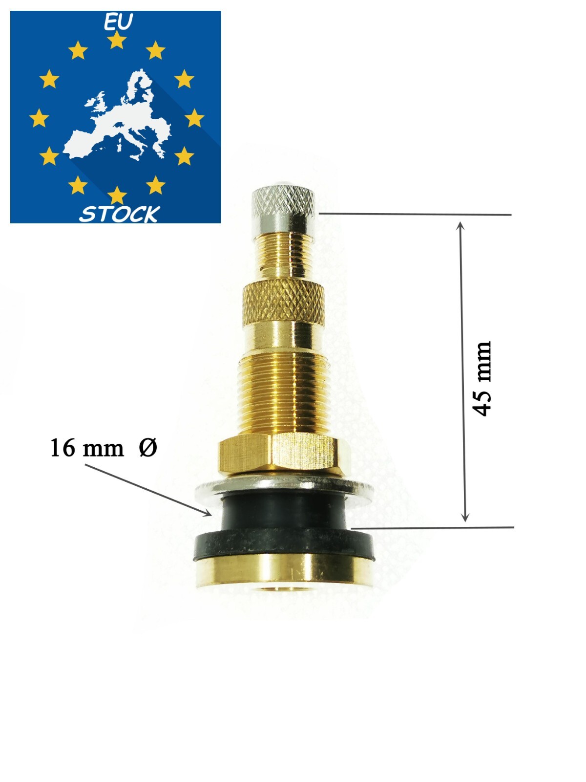 TR618A 1-7/8" Tractor Air Liquid Tubeless Tire Brass Valve Stem | eBay