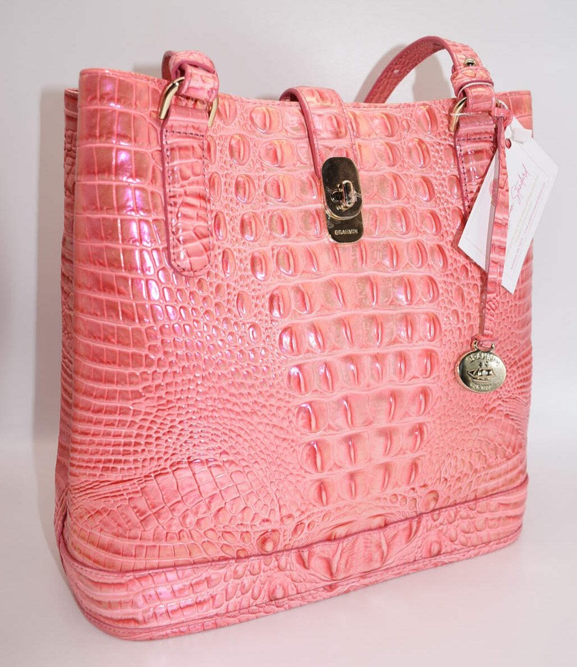 Brahmin Fiora Bucket Bag in Pink Punch Melbourne | eBay