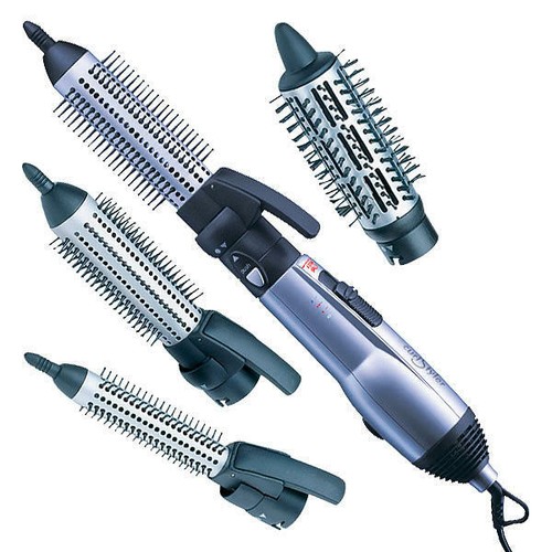 WELLA Airstyler-Set - Curl Styler mit 4 THERMO-RUNDBÜRSTEN ( 600 Watt ...