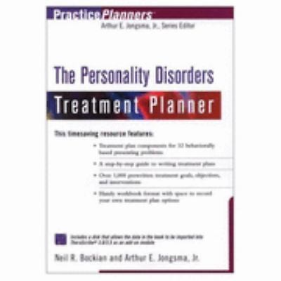 Personality Disorders Treatment Planner by Neil R. Bockian and Arthur E ...