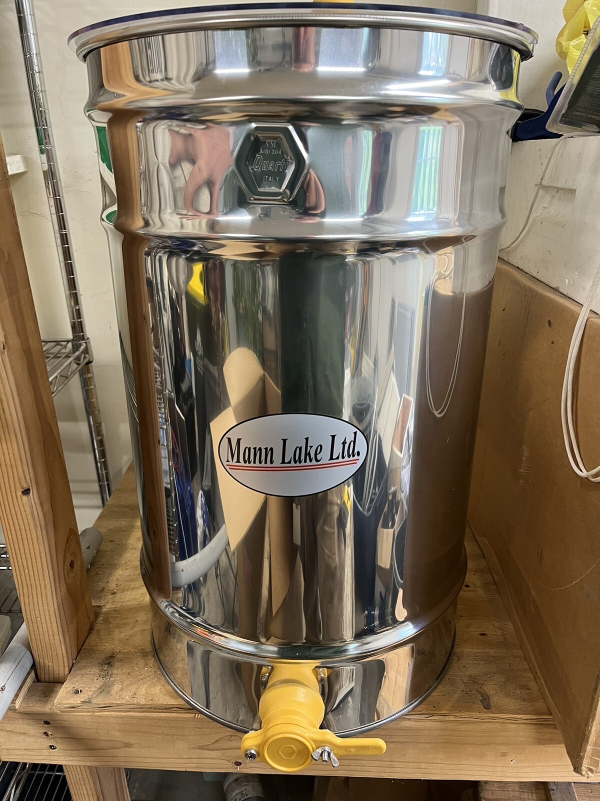 Mann Lake Honey Extractor 6/3 Frame Hand Crank w/o Stand- Made In Italy ...