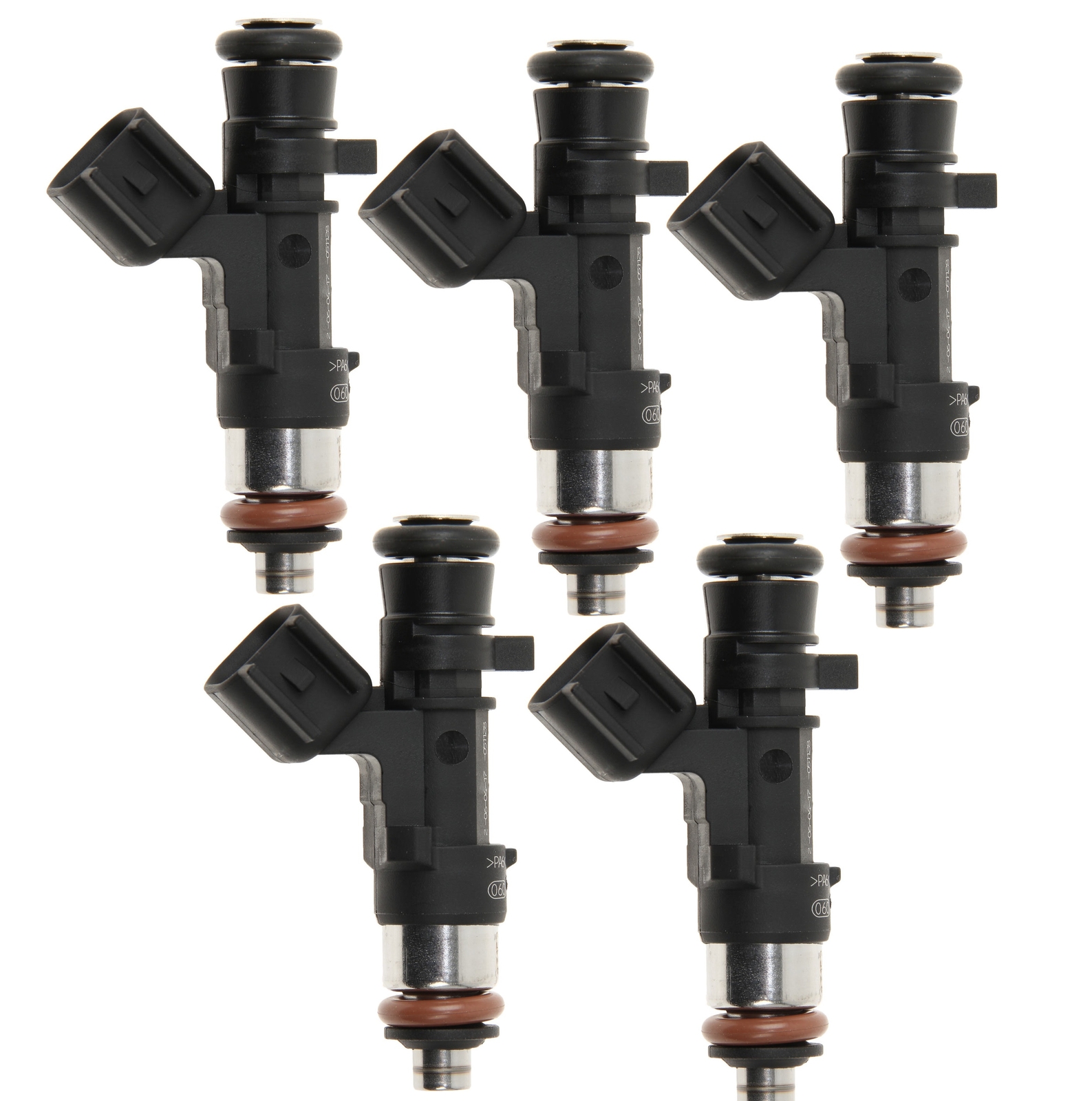 Bosch Set of 5 Fuel Injectors 0280158315 / 62722 for Volvo C30 S60 V50 ...