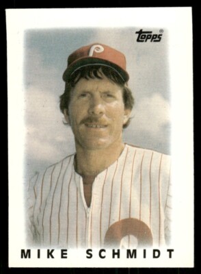 Mike Schmidt Philadelphia Phillies #55 1986 Baseball Card | eBay