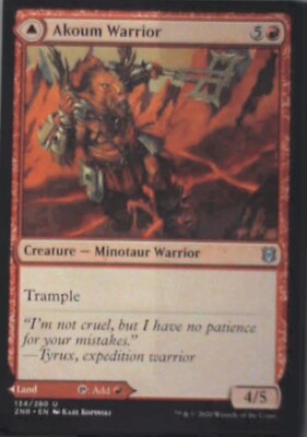 Akoum Warrior - Zendikar Rising: #134, Magic: The Gathering Nm R115 | eBay