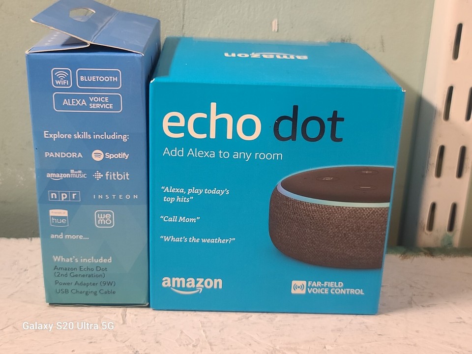Amazon Alexa ECHO DOT 3rd Gen + ECHO DOT 2nd Gen Smart Speaker Wi-Fi Bluetooth | eBay