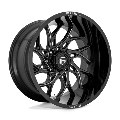 Fuel D741 Runner Gloss Black Milled 1-Piece Wheels: 20x10, 5x139.7/5x5 ...