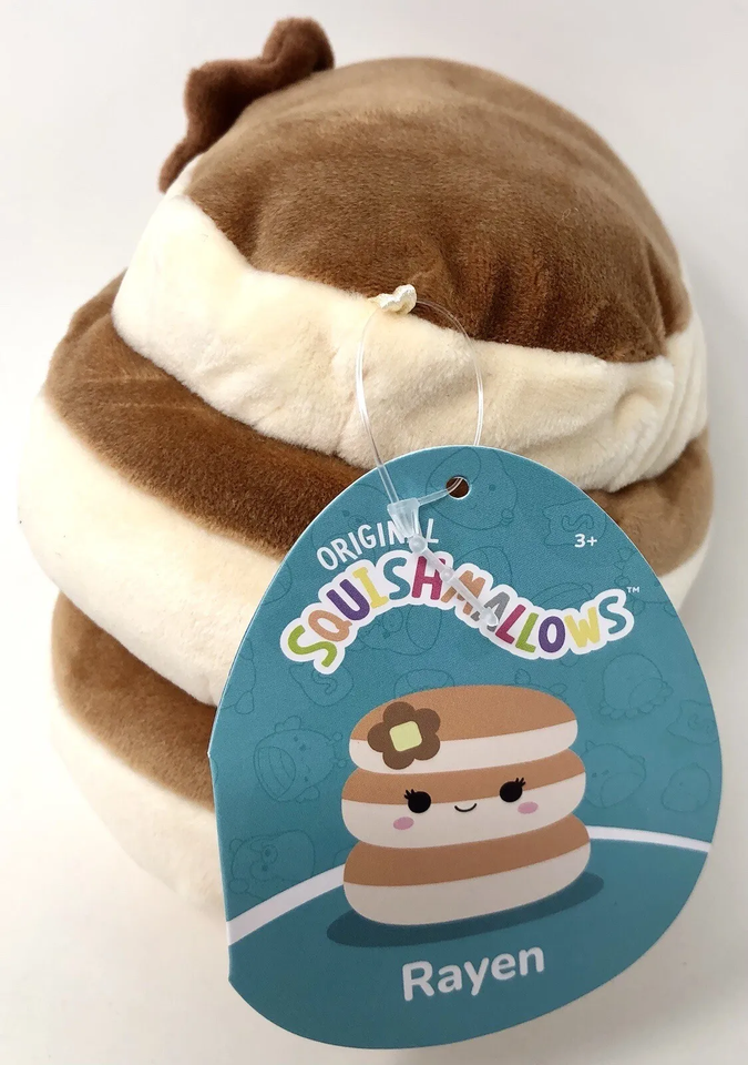 WoW RARE 5” Rayen Pancake Breakfast Squishmallow Plush Toy Pancakes ...