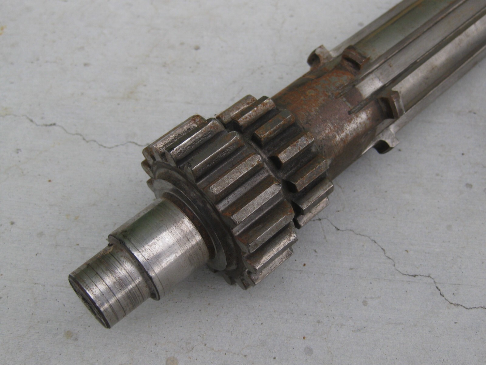 1934-40 PRE WAR BUGATTI T57 TYPE 57 GEARBOX LAYSHAFT & GEAR OEM ANTIQUE ...