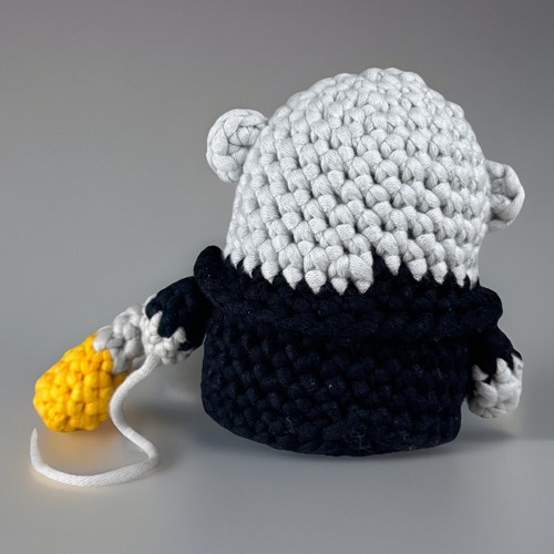 Handmade Crocheted Uncle Fester with Lightbulb Crochet Addams Family | eBay