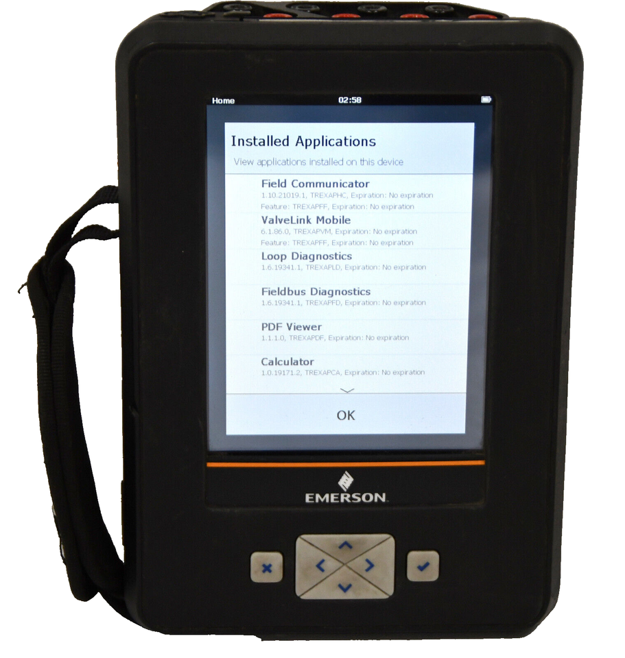 Emerson AMS Trex Device Communicator ValveLink HART Fieldbus ...