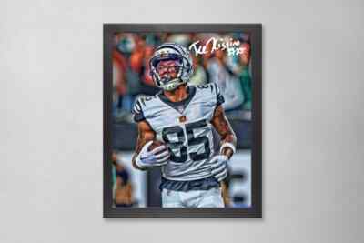 Tee Higgins Cincinnati Bengals NFL8x10 Poster Autographed RP Custom ...