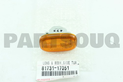8173117051 Genuine Toyota LENS, SIDE TURN SIGNAL LAMP, RH/LH 81731 ...