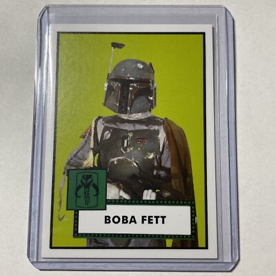 Topps TBT #2 STAR WARS 1952 BOBA FETT VARIATION THROWBACK THURSDAY | eBay