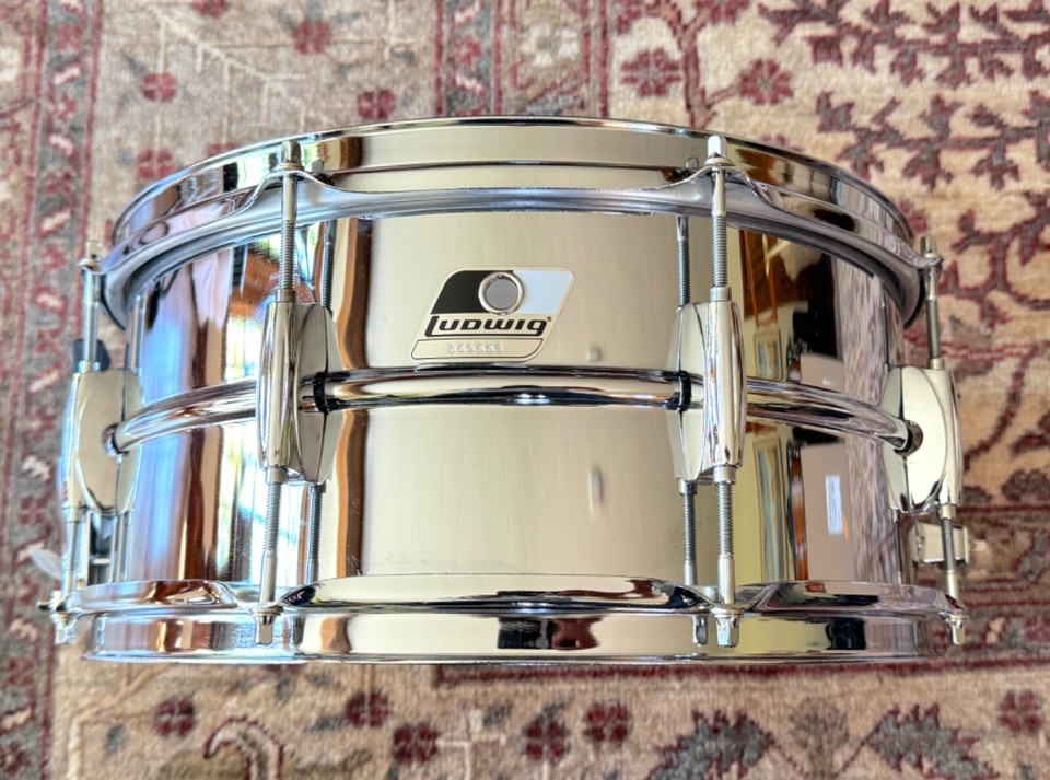Ludwig Supralite COS 6 1/2" snare drum - sounds and looks GREAT! | eBay