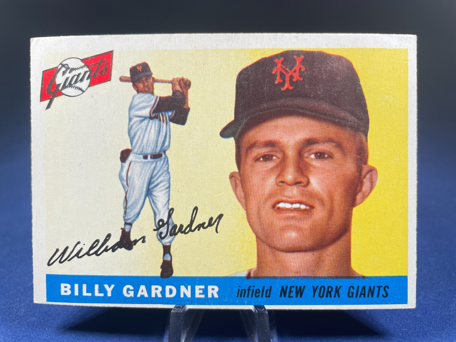 1955 Topps Baseball Card Billy Gardner #27 New York Giants | eBay