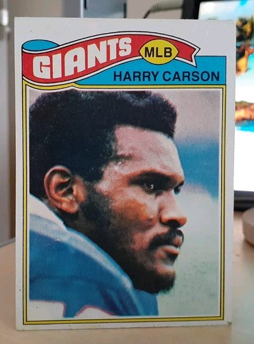 1977 Topps #146 Harry Carson *ONLY* ROOKIE CARD RC NEW YORK GIANTS ...