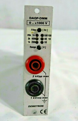 Dewetron DAQP-DMM High Voltage Isolation Amplifier Module DAQPDMM ...