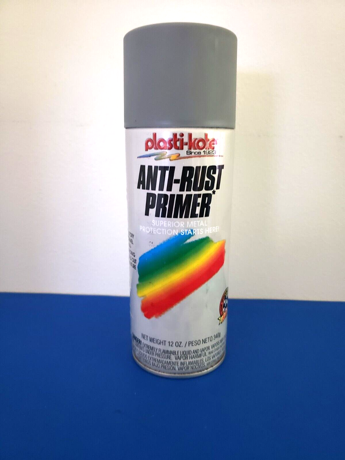 Plastikote 391 Anti Rust Primer 12 oz Can Gray | Black Warranty