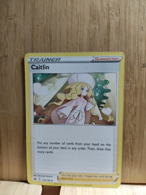 CAITLIN Trainer 🏆132/198 Chilling Reign (Genuine) Pokemon Card🏆 | eBay
